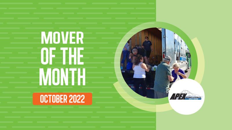 Apex Moving & Storage Named October's Mover of the Month | Move For Hunger